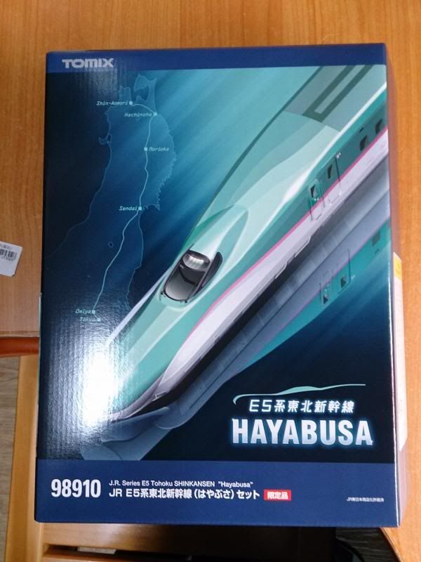 [新車入庫]TOMIX 98910 E5系 東北新幹線 はやぶさ(限定品) - TTS